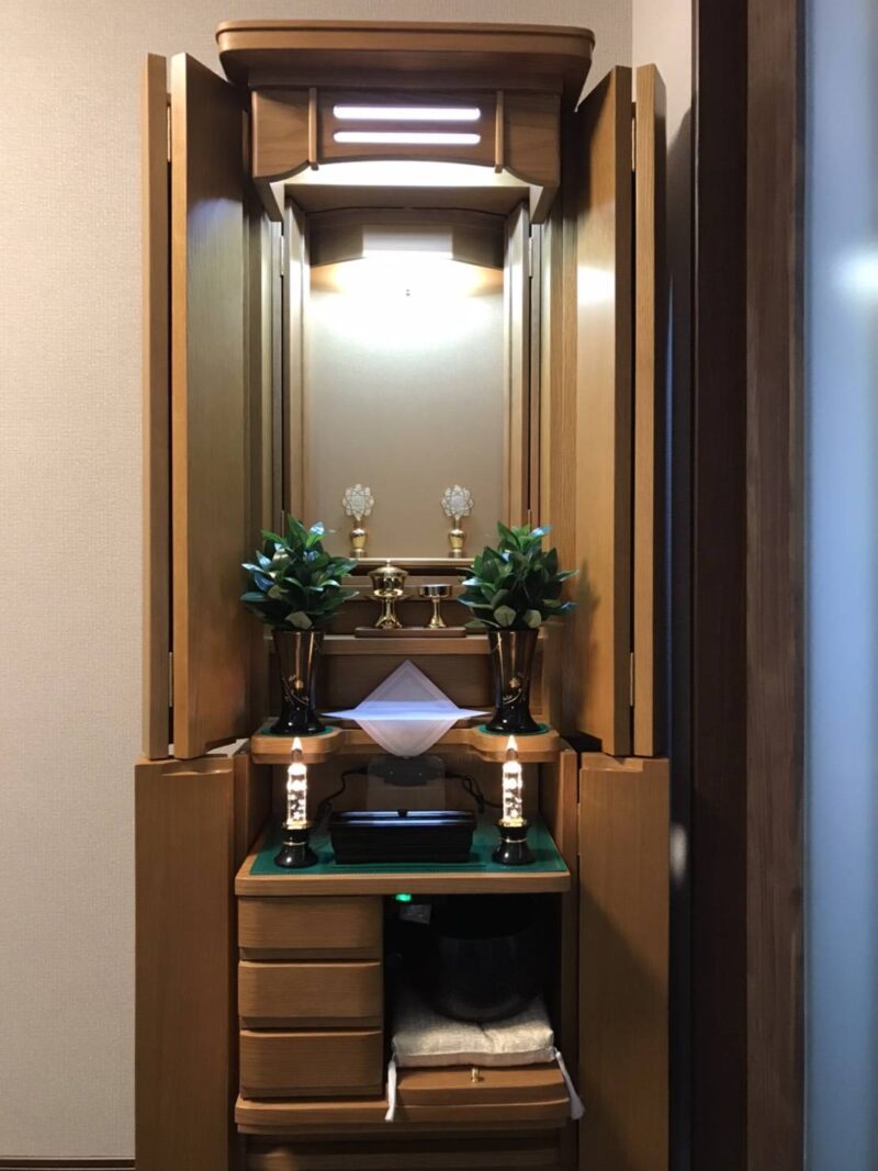 【231】中京区へ家具調仏壇を納品致しました